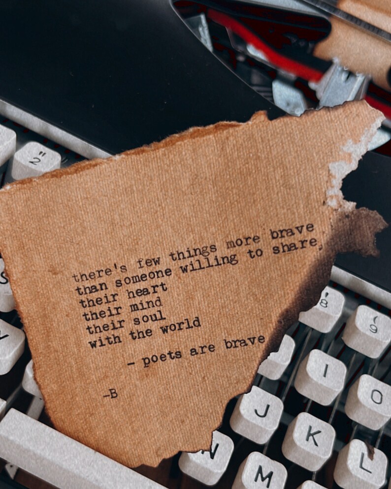 Typewriter Poetry - Vintage Poetry CUSTOM ORDERS - Etsy