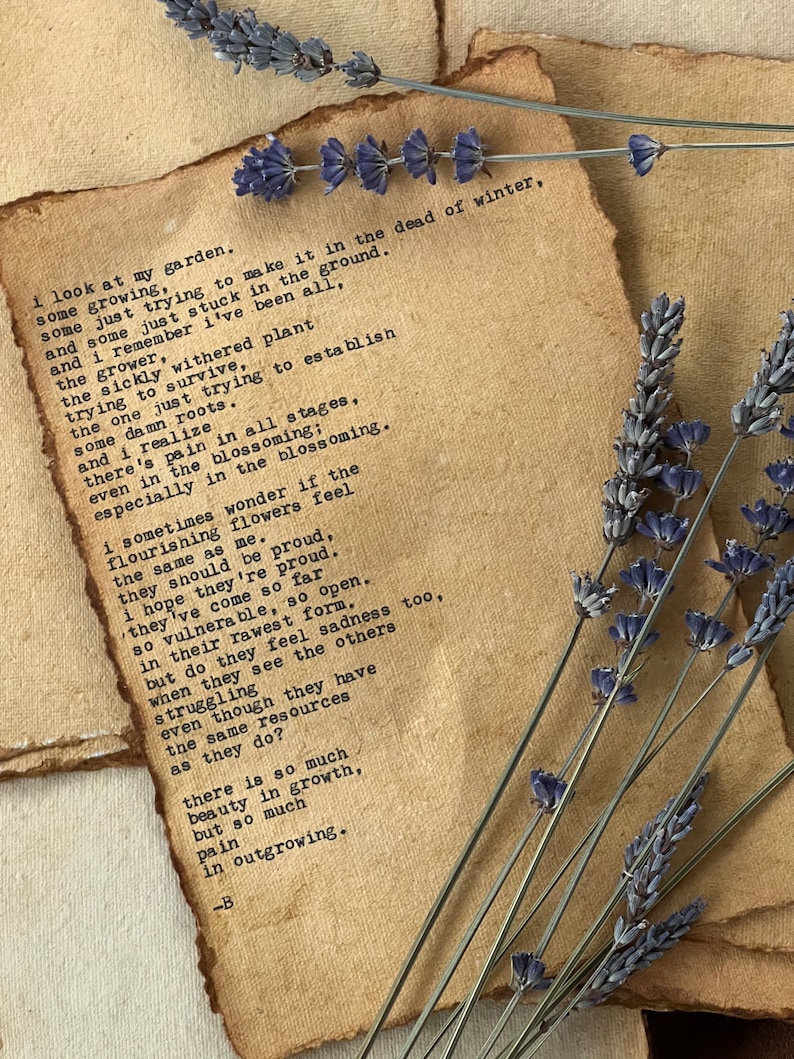 Typewriter Poetry - Vintage Poetry CUSTOM ORDERS - Etsy