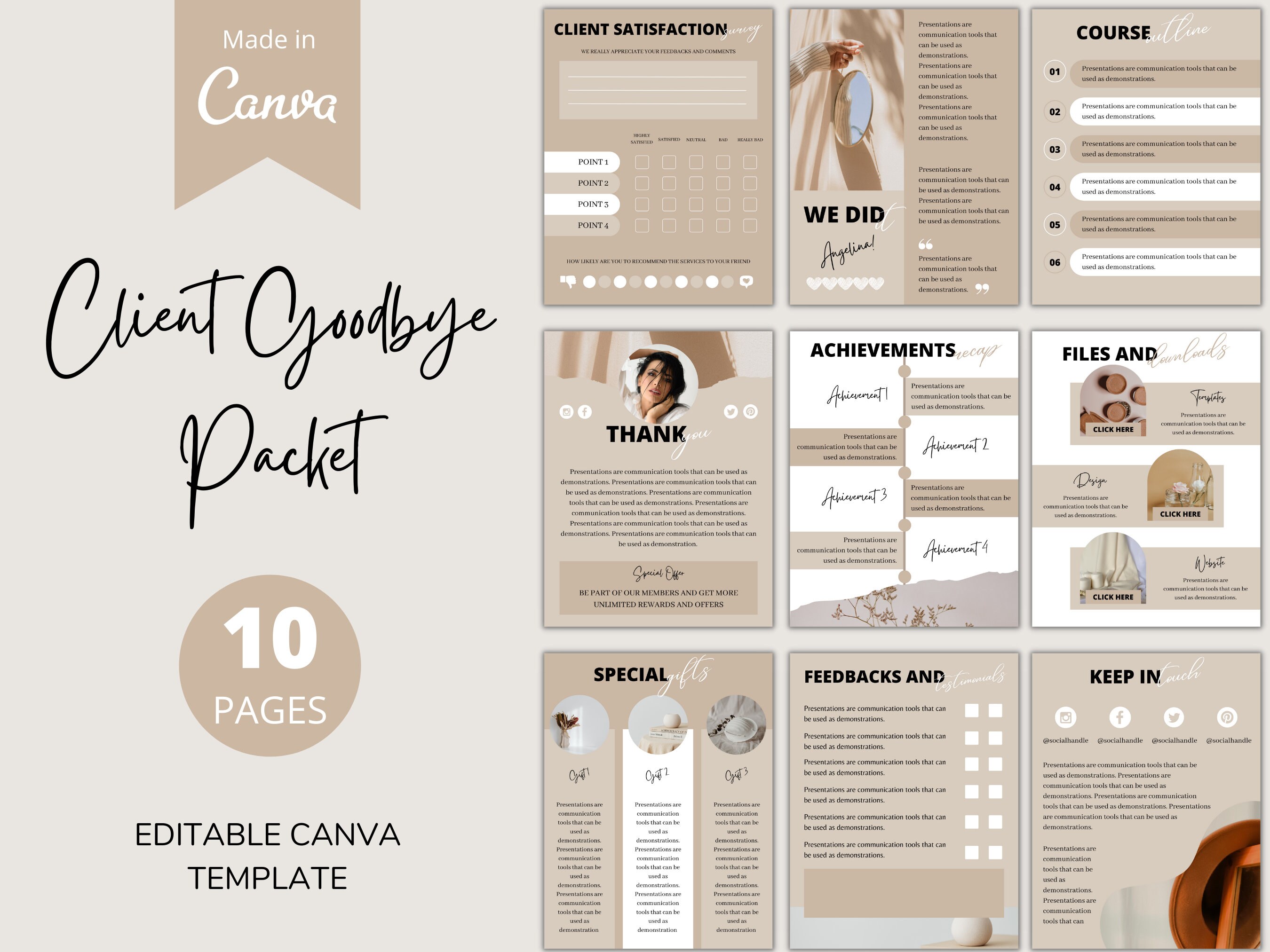 New Client Offboarding Template, Client Exit Packet, Client Goodbye ...