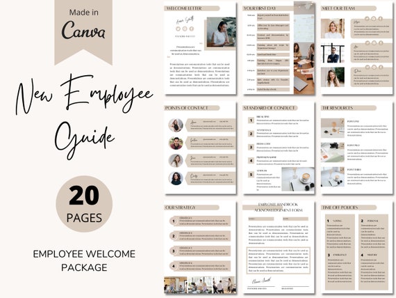 Employee Welcome Package New Hire Welcome Packet New - Etsy Australia