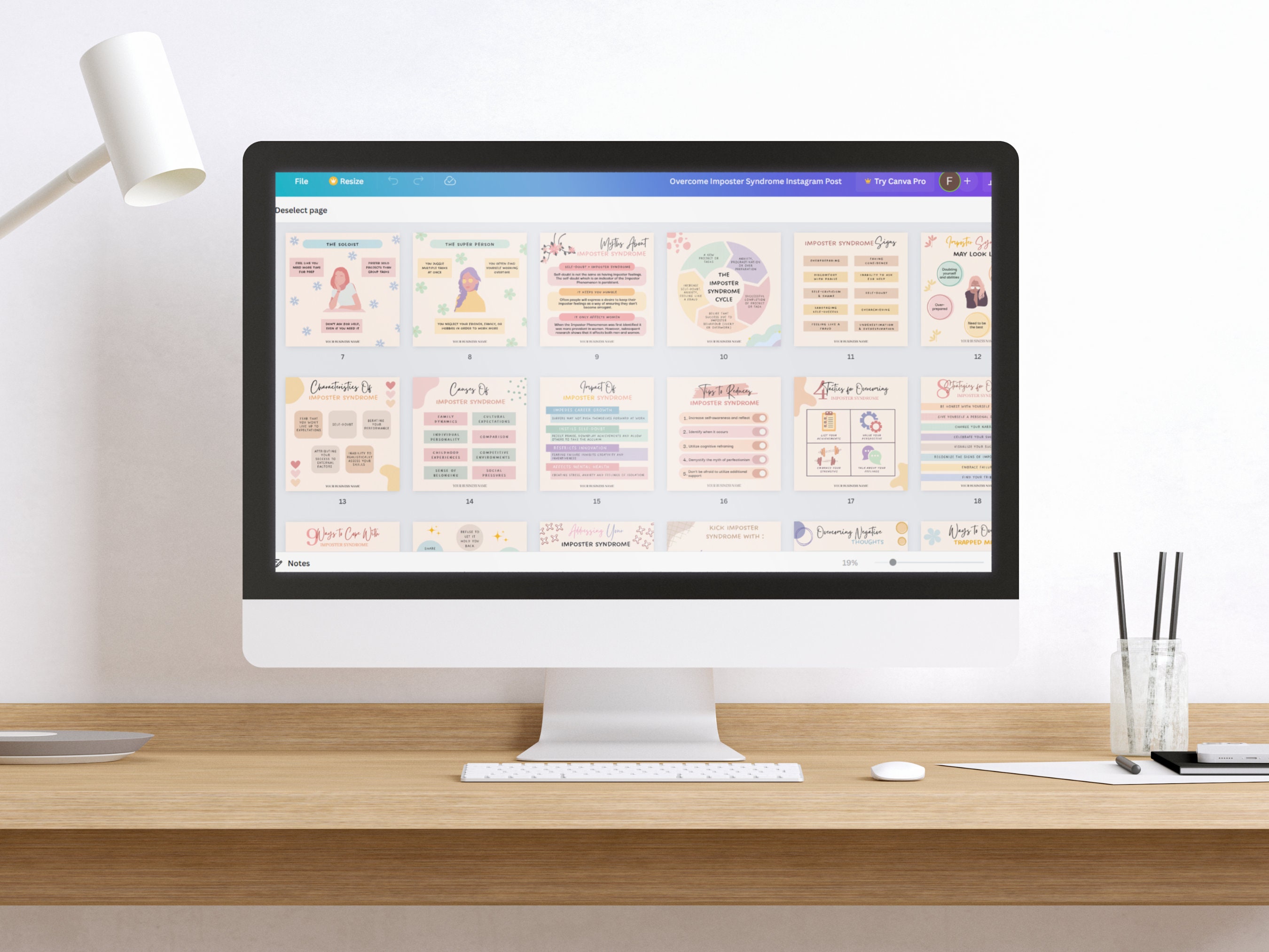 Imposter Syndrome Instagram Template Overcome Imposter - Etsy