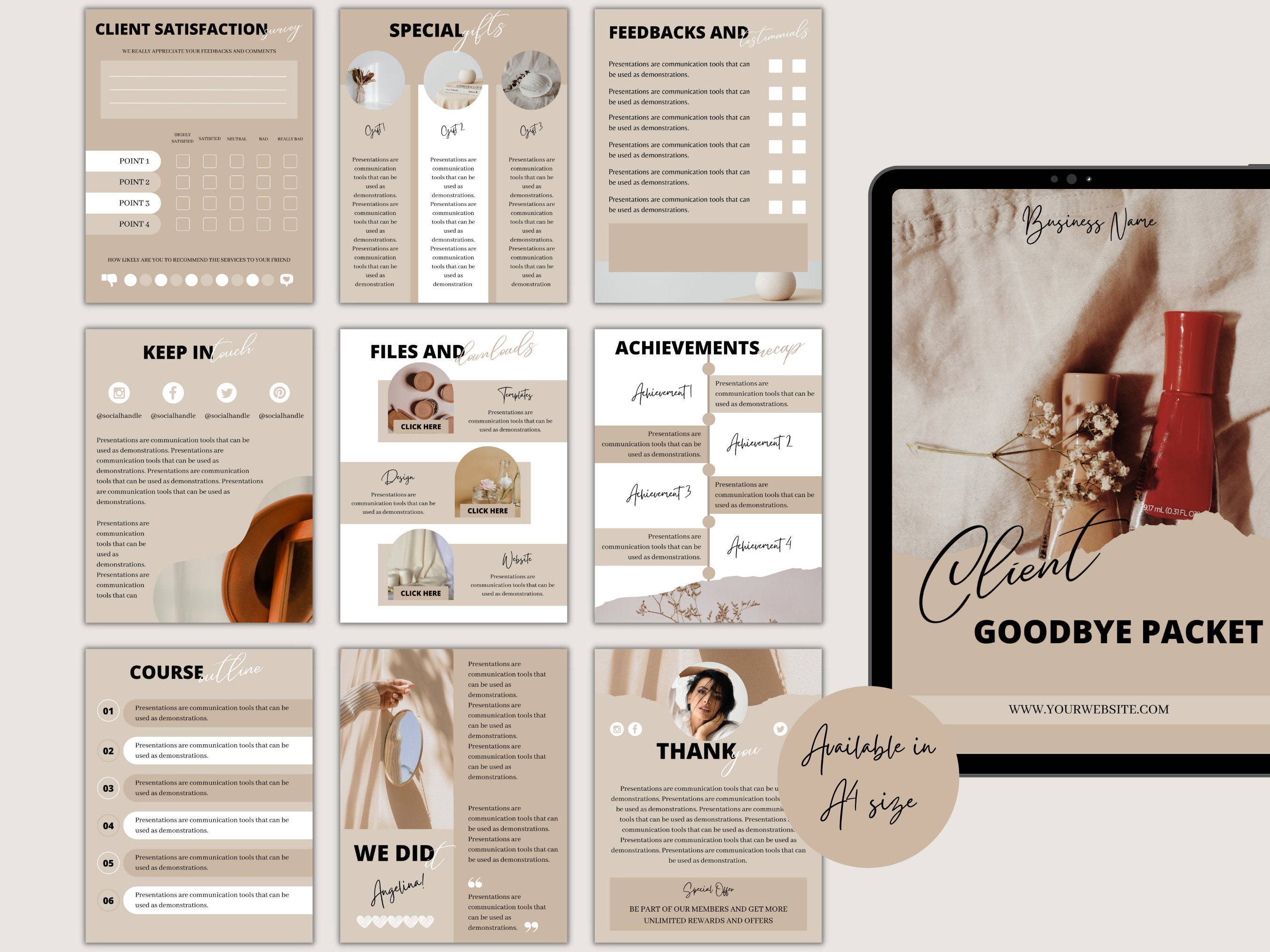 New Client Offboarding Template, Client Exit Packet, Client Goodbye ...
