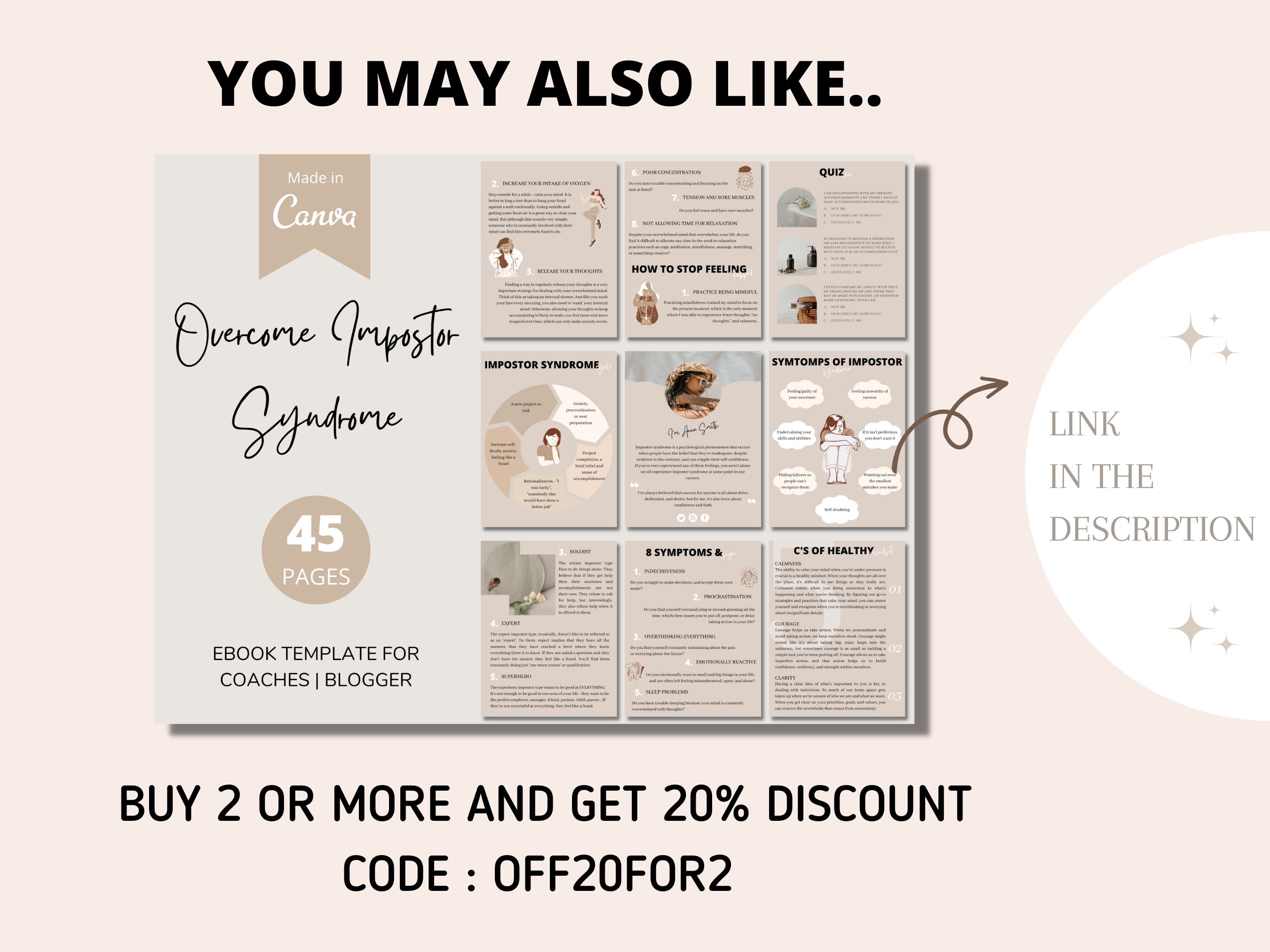 Imposter Syndrome Instagram Template Done for You Imposter - Etsy