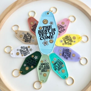 Retro Motel Keychain| Cute Motel Keychains| the Best is yet to Come ...