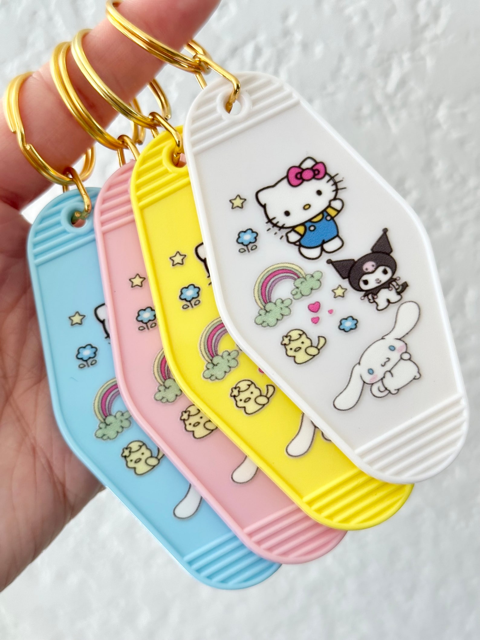 Retro Motel Keychain| Kitty and Friends Keychains| Vintage Style ...