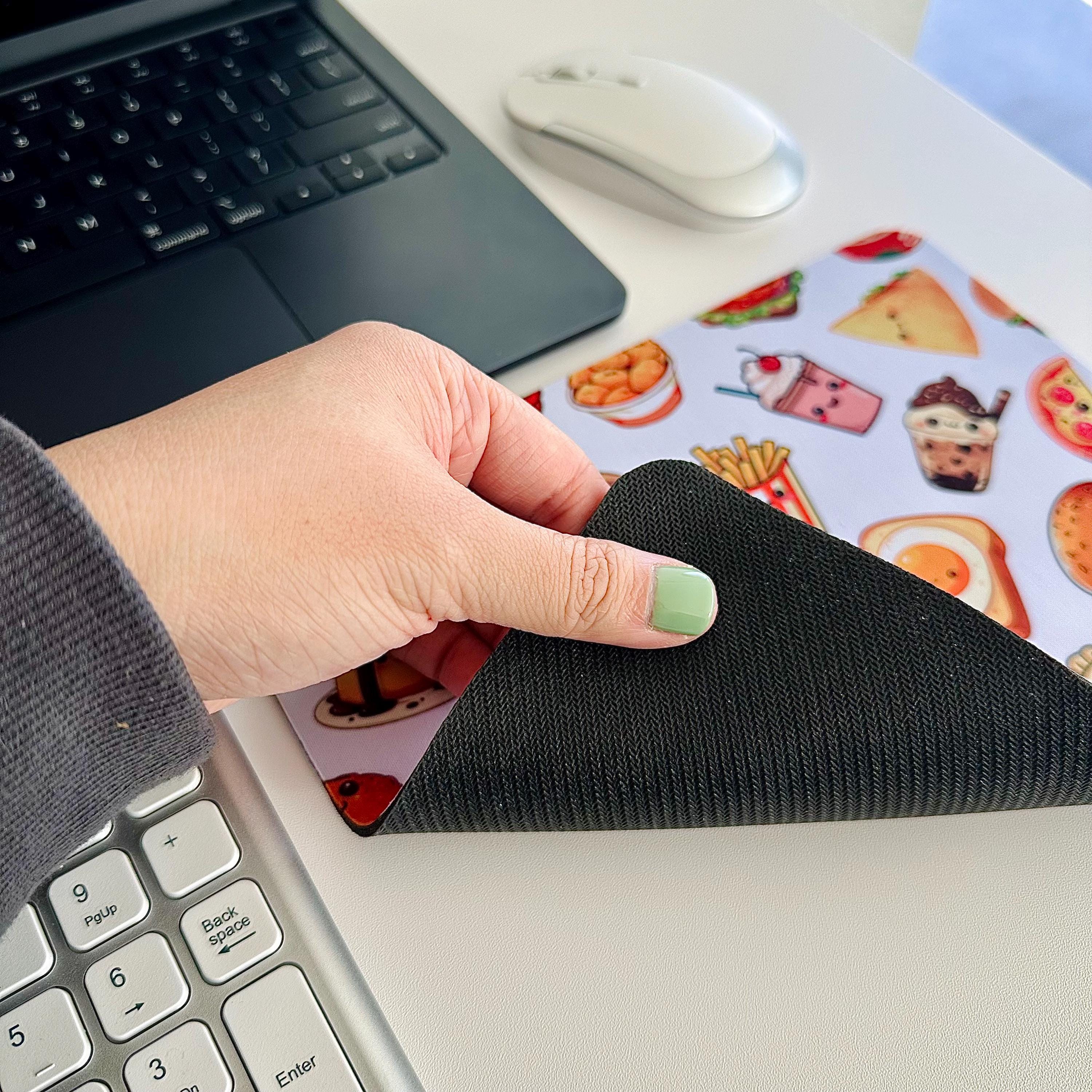 Kawaii Foods Mouse Pad| Cute Fast Food Snacks| Neoprene Mousepads ...