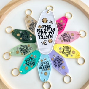 Retro Motel Keychain| Cute Motel Keychains| the Best is yet to Come ...