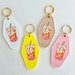 Retro Motel Keychain| Iced Coffee Princess Keychains| Vintage Style ...