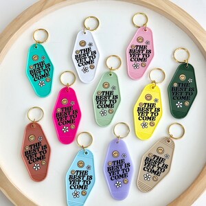 Retro Motel Keychain| Cute Motel Keychains| the Best is yet to Come ...