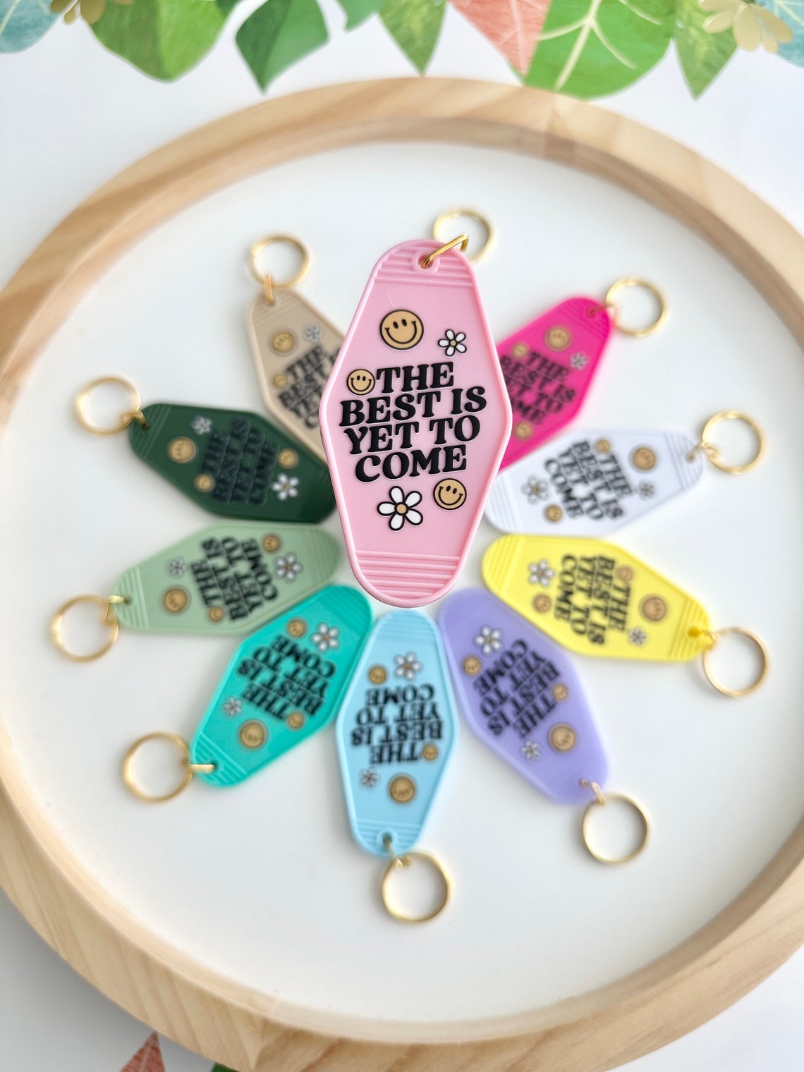 Retro Motel Keychain| Cute Motel Keychains| the Best is yet to Come ...
