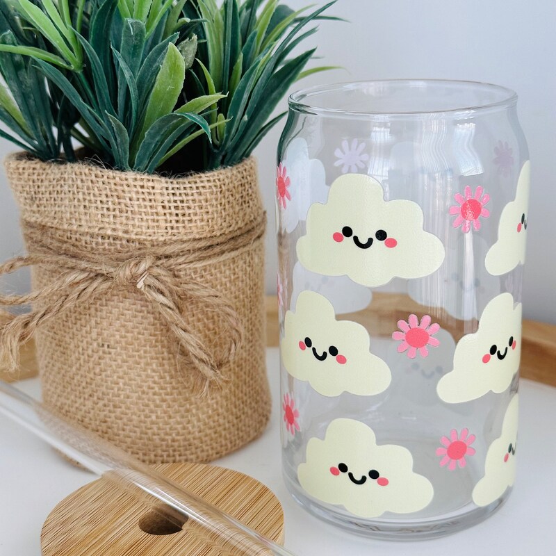Cute Glass Cups - Etsy