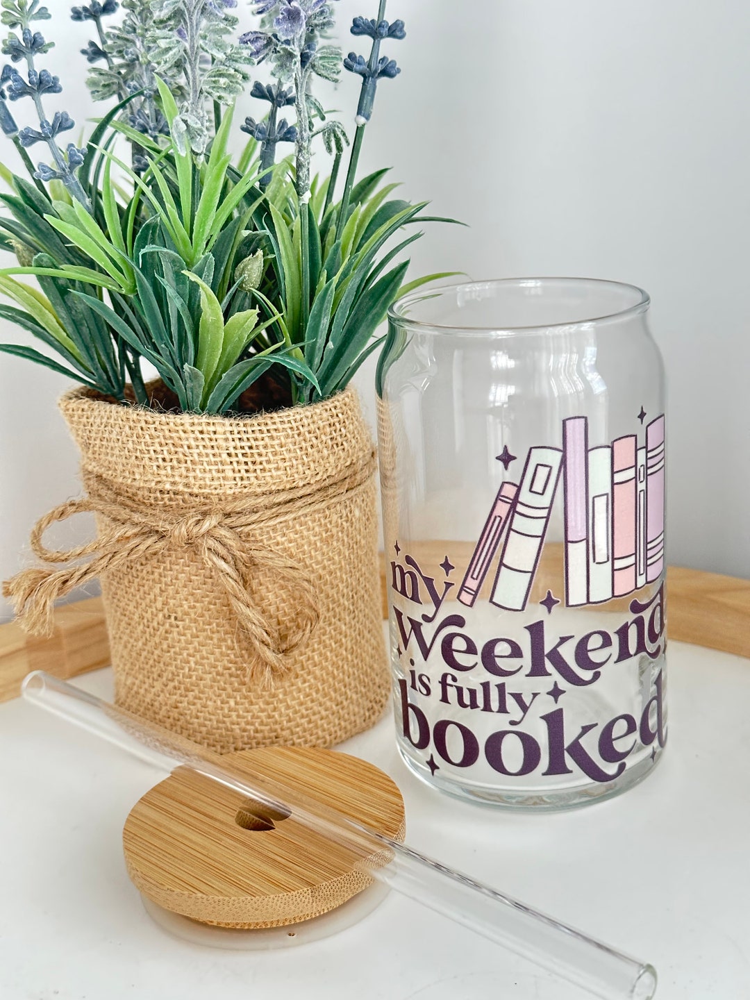 Book Lover Glass Cup| Coffee and Books| Book Lover Gift| Bookish ...