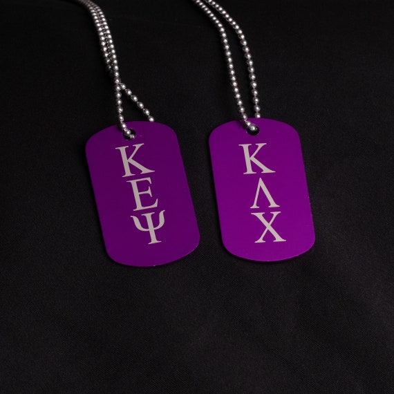 Military Fraternity and Sorority Dog Tags - Etsy
