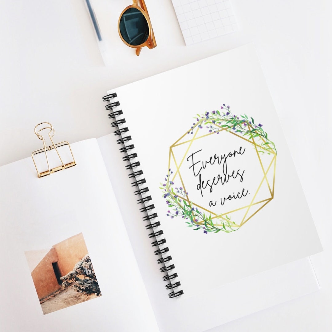 Speech Therapy Notebook, Speech Therapy Journal, Everyone Deserves a ...