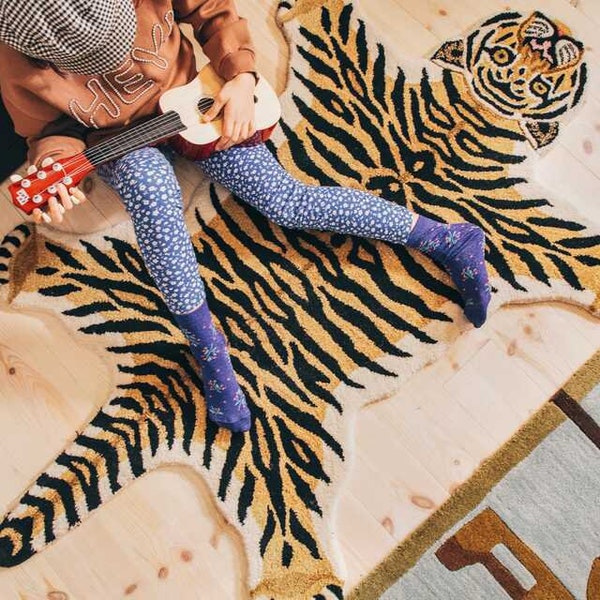 Tiger Skin Rug - Etsy