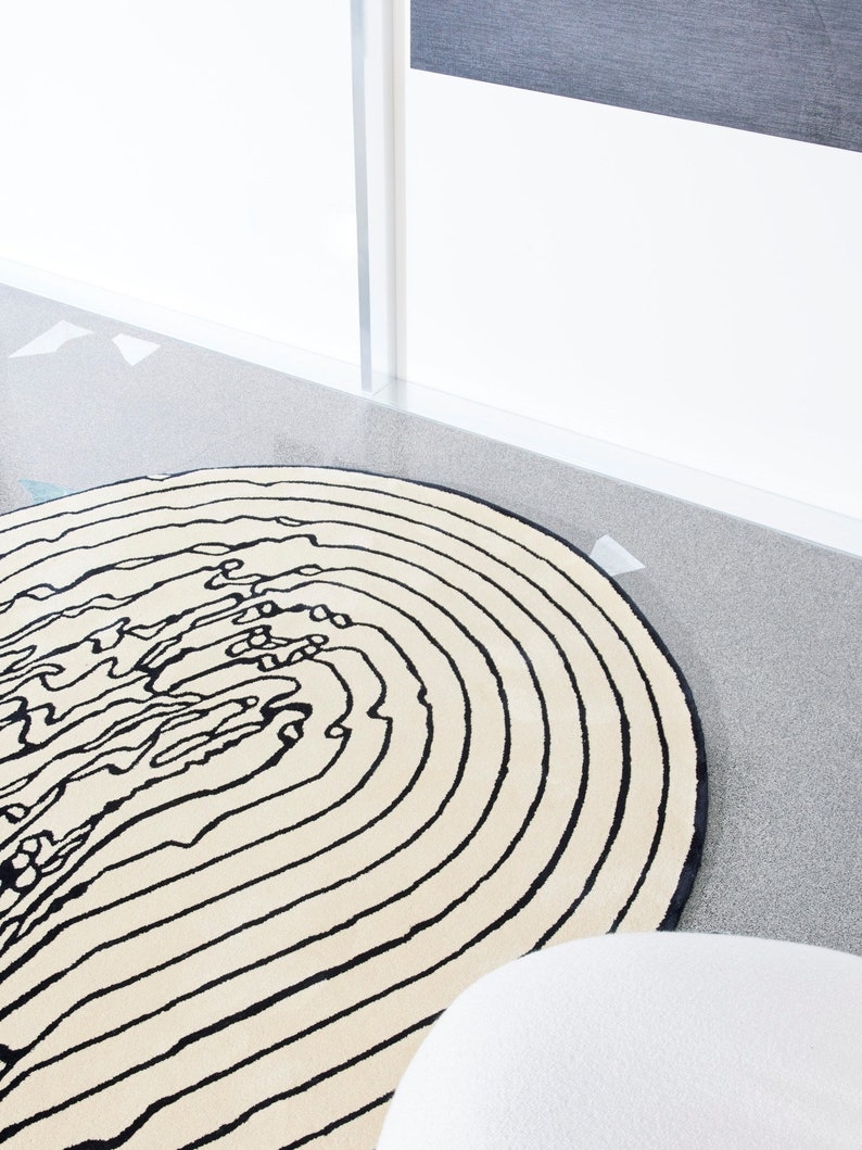 Melting Rug Handmade Tufted Rug Wool Rug Area Rug Hand Tufted - Etsy