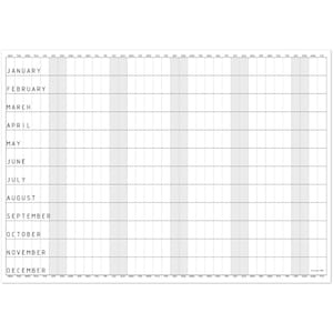 Giant Any Year Wall Planner, Blank A0/A1 Calendar, Extra Large ...