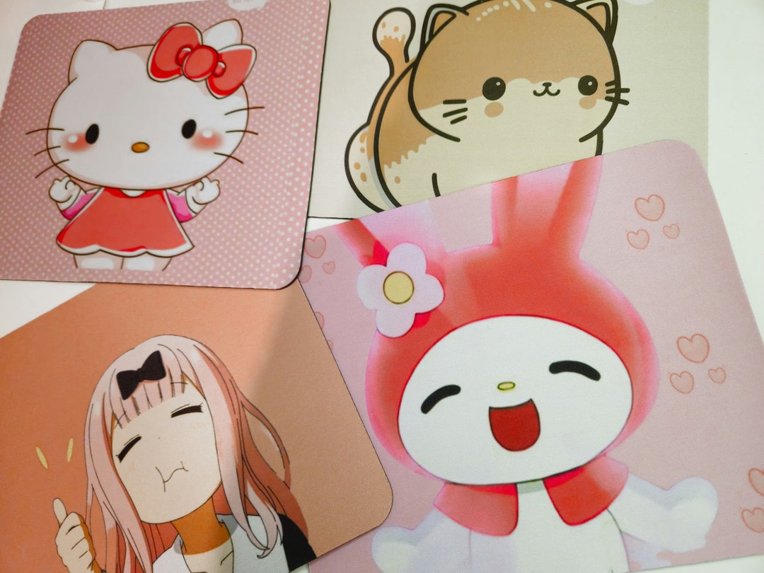 Kawaii Mouse Pad Hello Kitty Mouse Pad My Melody Desk Decor Anime - Etsy
