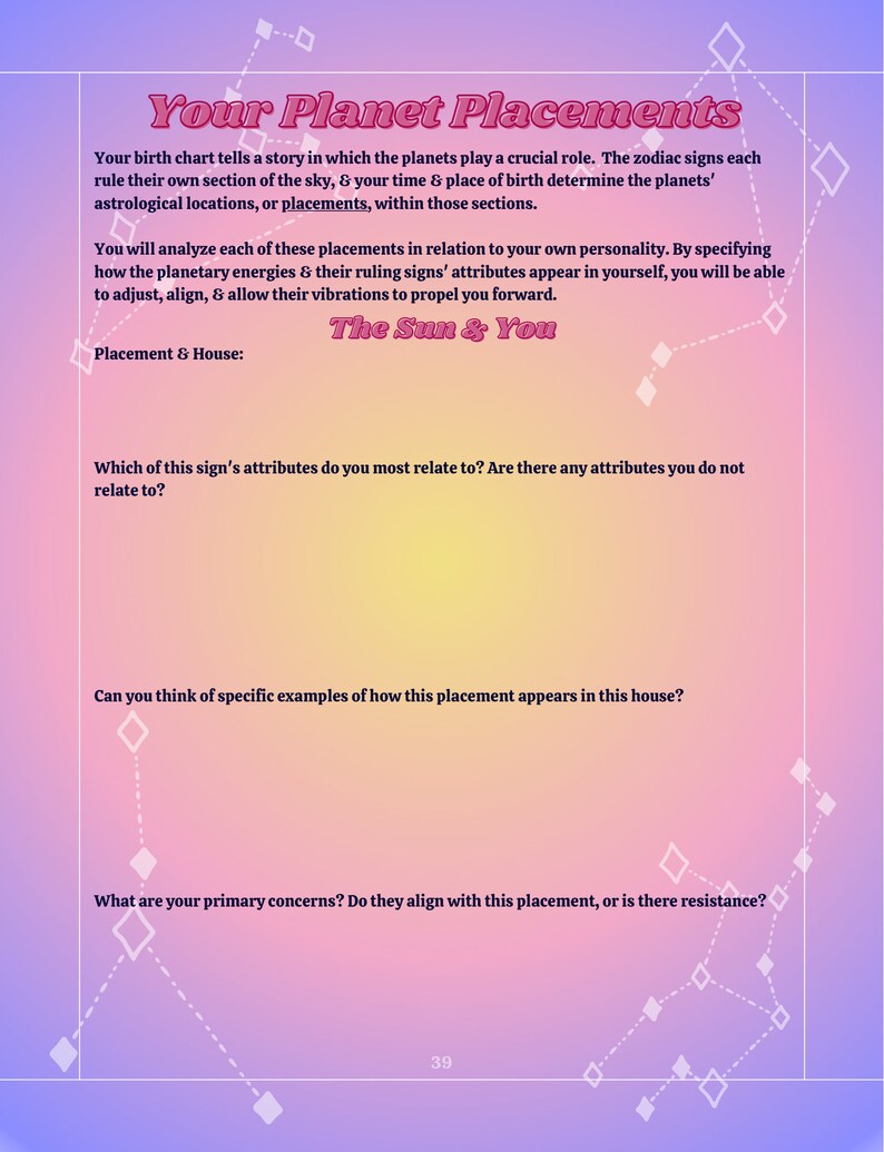 A Guide Towards Self-discovery Through Your Birth Chart: A Digital ...