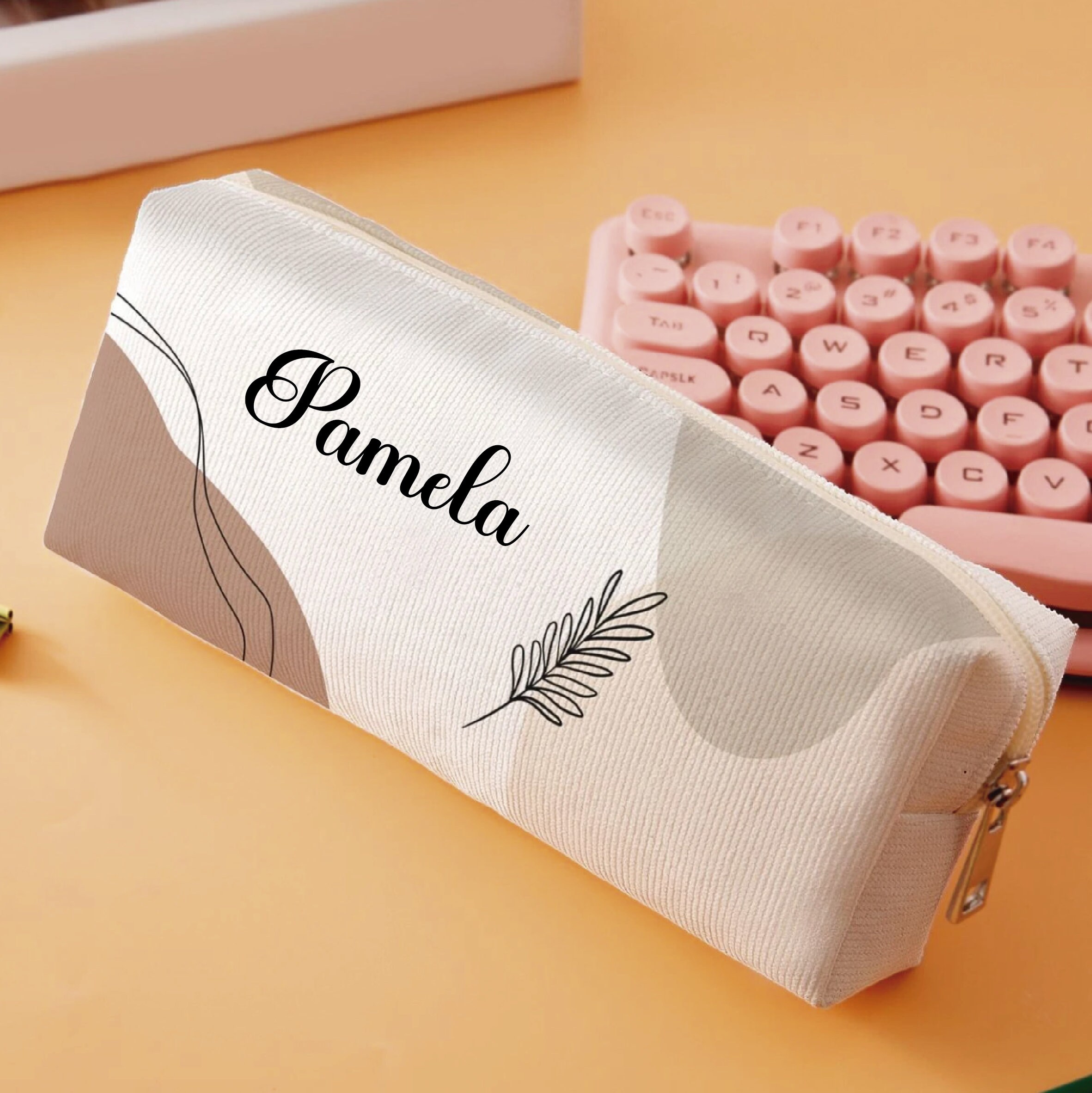 Personalized School Pencil Case With Name, Toiletry Bag Birthday Gift ...