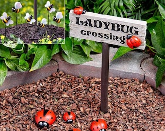 Ladybug Garden Decor | Etsy