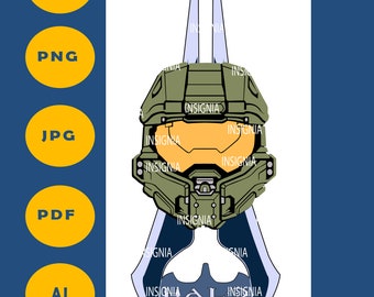 Master Chief Svg - Etsy