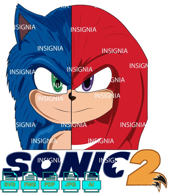 SVG Movie Sonic 2 the Hedgehog Vector Ai Pdf Jpg Png | Etsy Australia