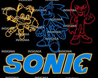 Sonic Movie Vector - Etsy Australia