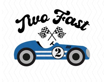 Two Fast Two Curious Birthday Png, Race Car Birthday Png, 2nd Birthday ...