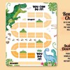 Printable Dinosaur Reward Chart | Dinosaur Kids Behavior Chart ...