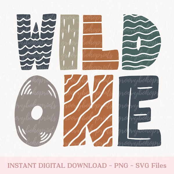 Wild One Svg - Etsy
