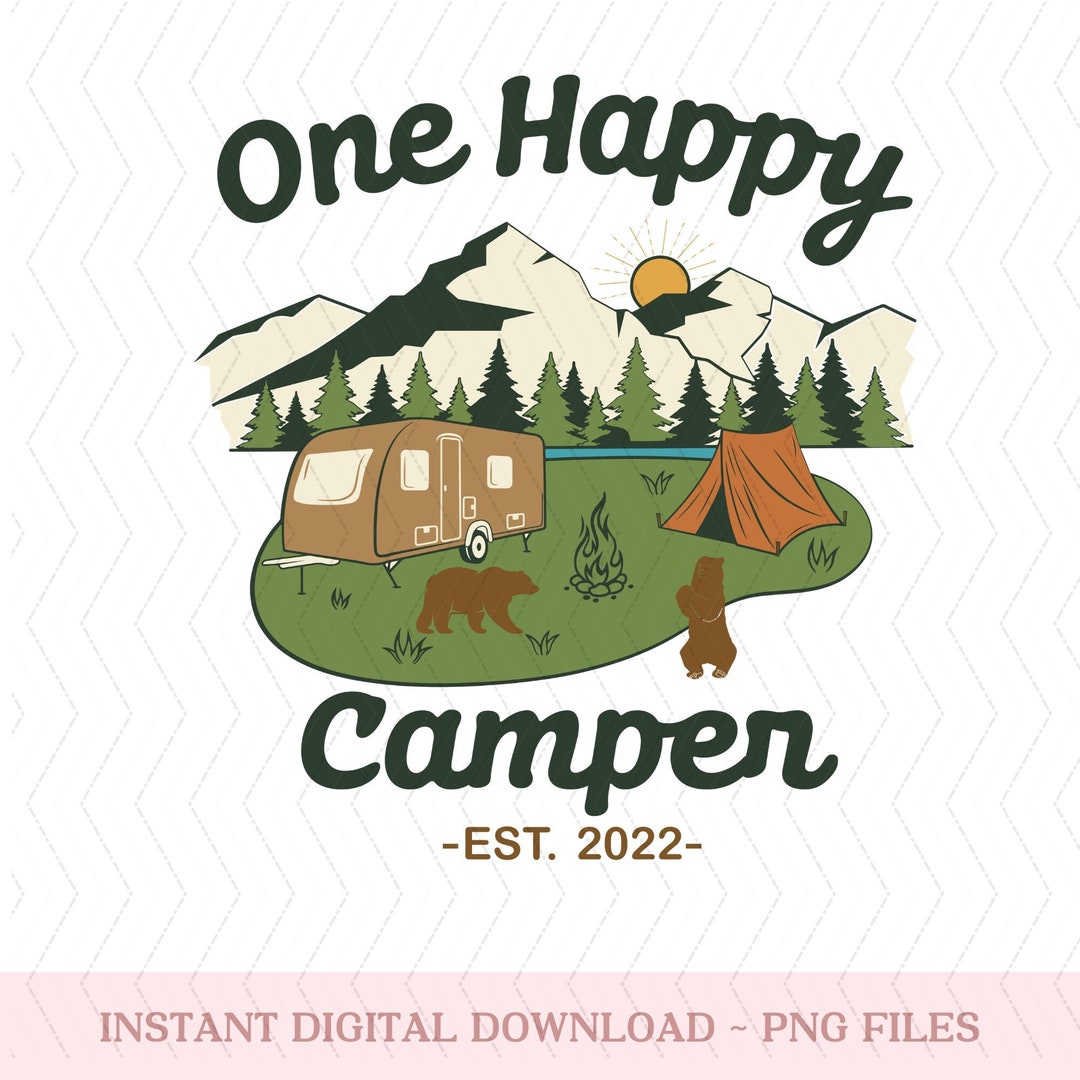 One Happy Camper Birthday Png First Birthday PNG Camping 1st Birthday ...