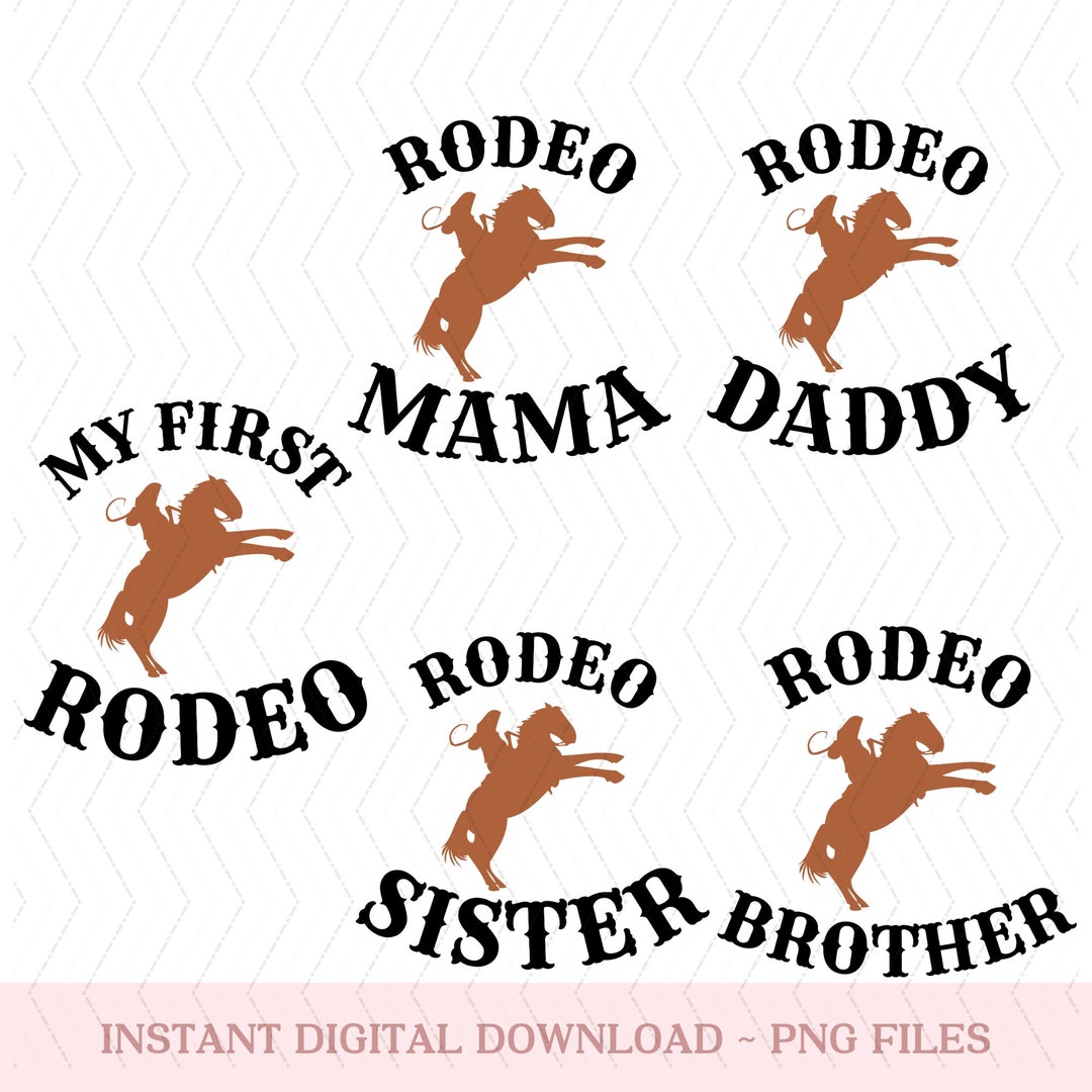 My First Rodeo Birthday Png, Cowboy Birthday Png, Western Birthday Png ...