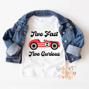 Two Fast Two Curious Birthday Png, Race Car Birthday Png, 2nd Birthday ...