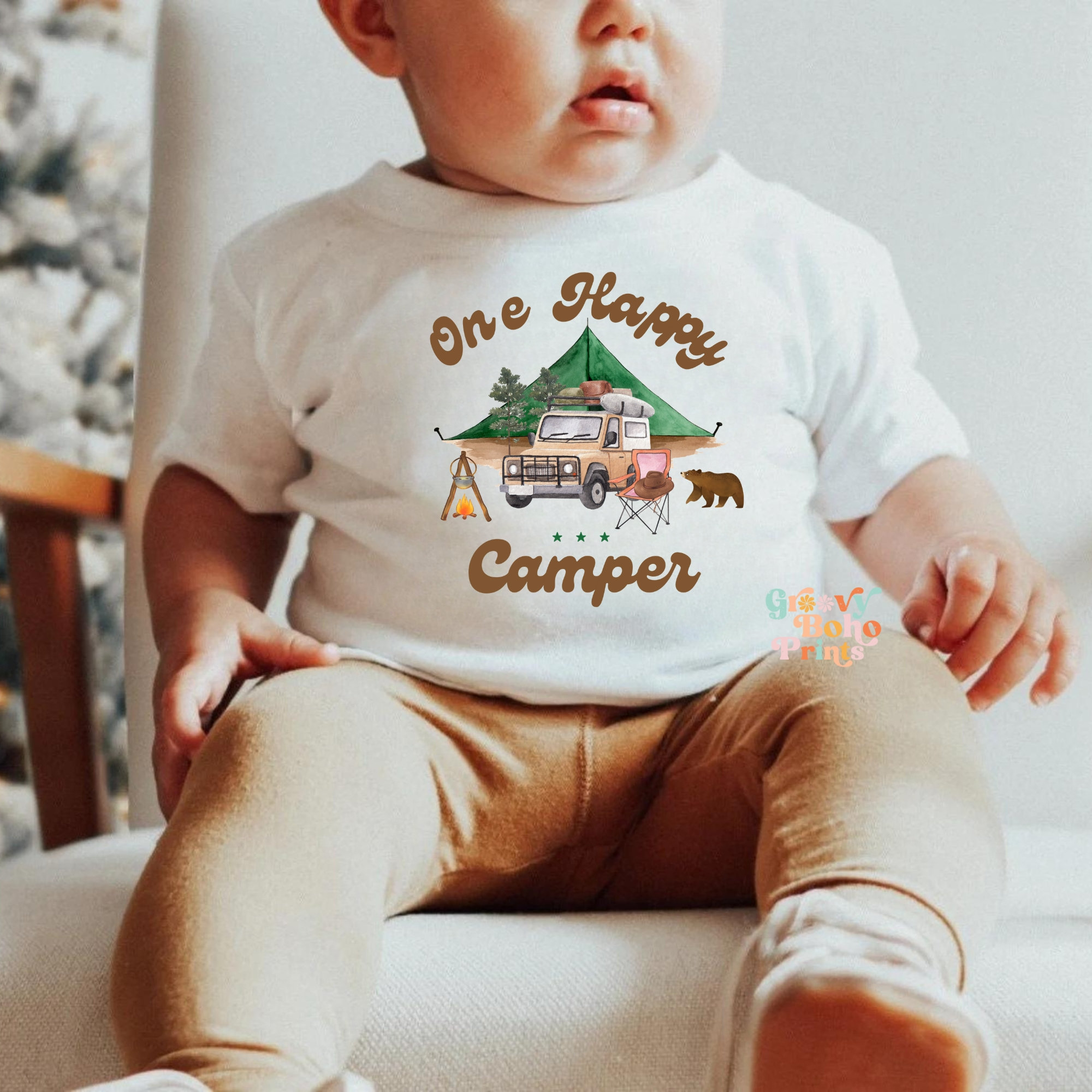 One Happy Camper Matching Family PNG, Camping 1st Birthday Png, One ...