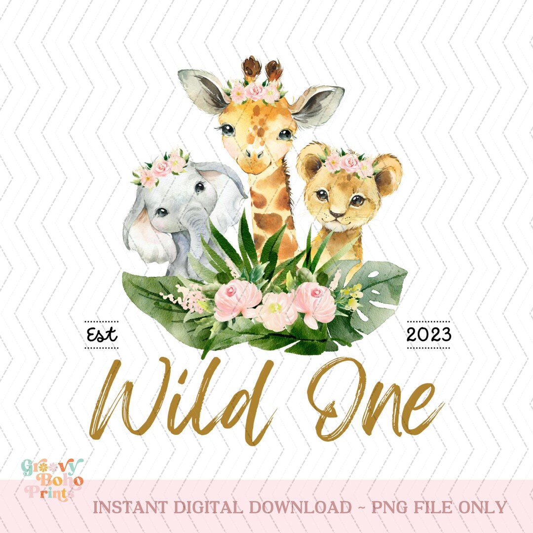 Wild One Boy Party PNG, Wild Oney PNG Clipart, Wild One Design Instant ...