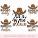 My First Rodeo Birthday PNG, Cowboy Birthday Png, Rodeo First Birthday ...