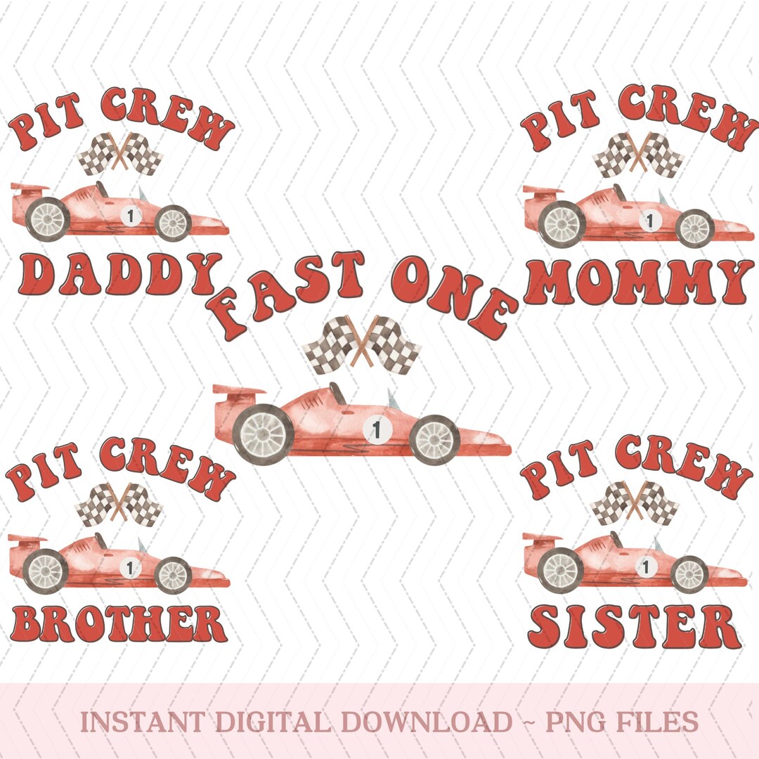 Fast One Family Matching Birthday Png, Fast 1 Birthday Png Family ...
