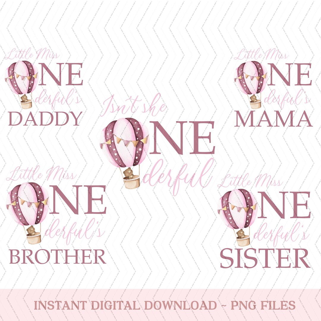 Little Miss Onederful 1st Birthday Png Little Miss One-derful Daisy ...