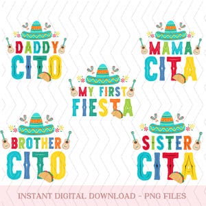 First Fiesta Birthday Png, My First Fiesta Birthday PNG, Matching ...