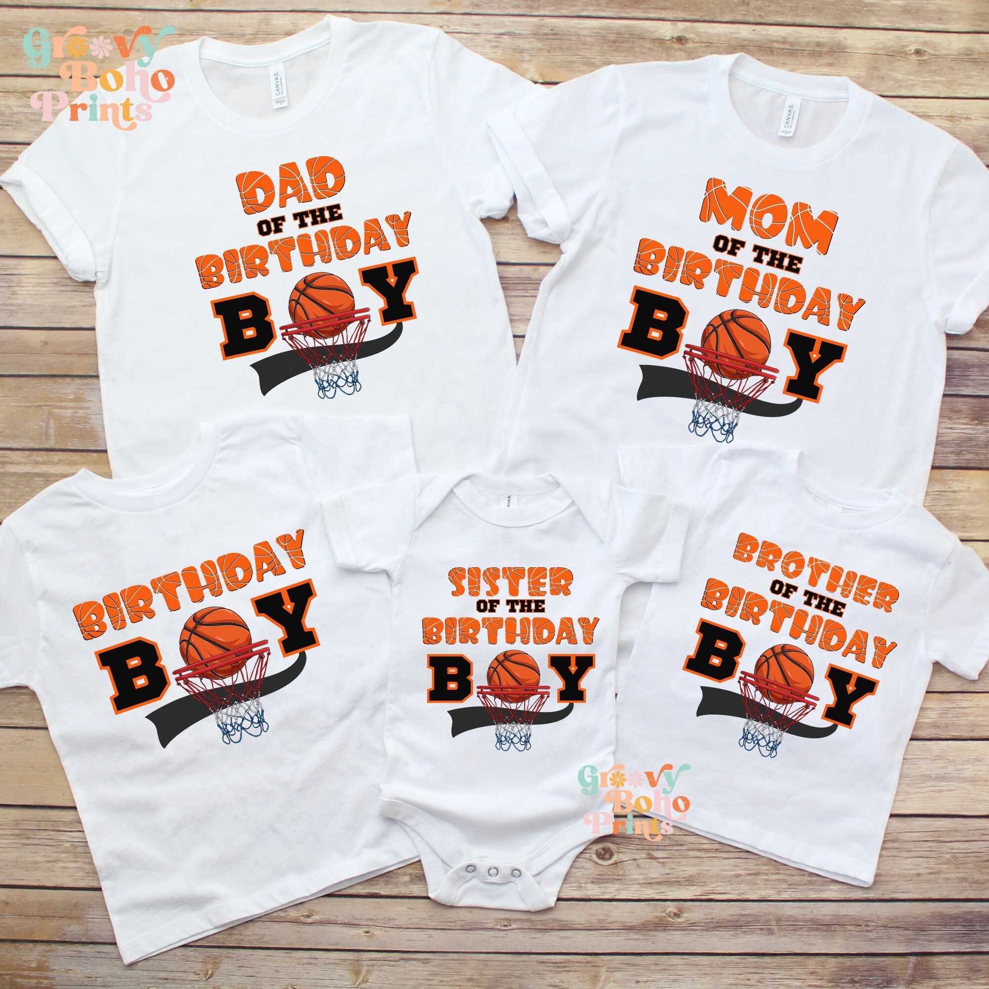 Bundle Family Basketball Birthday Boy Png Svgbasketball - Etsy