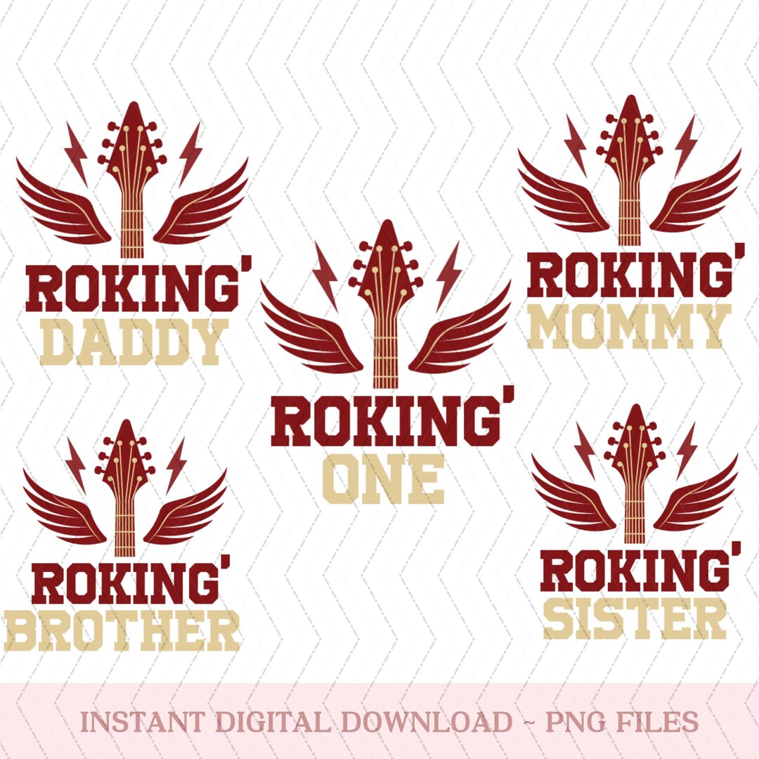 Mommy Roking One Png, Daddy of the Rocking One PNG, Rocking One PNG ...