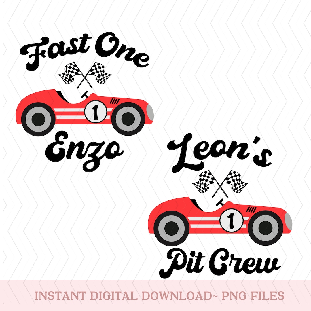 Personalized Fast One Birthday Png, Race Car Birthday Png , 1st ...
