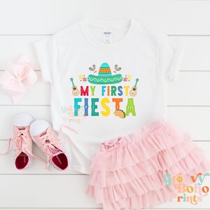 First Fiesta Birthday Png, My First Fiesta Birthday PNG, Matching ...