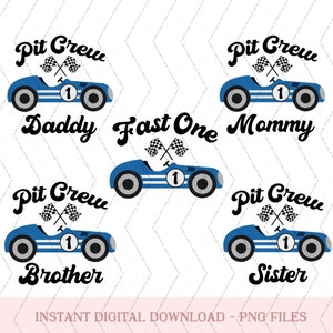 Matching Family Fast One Birthday PNG, Race Car Birthday Png, 1rs ...