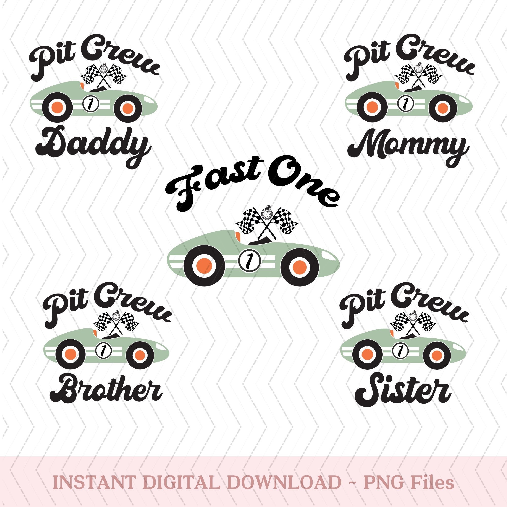 Mommy and Me Fast One Birthday PNG Race Car Birthday Png 1st - Etsy