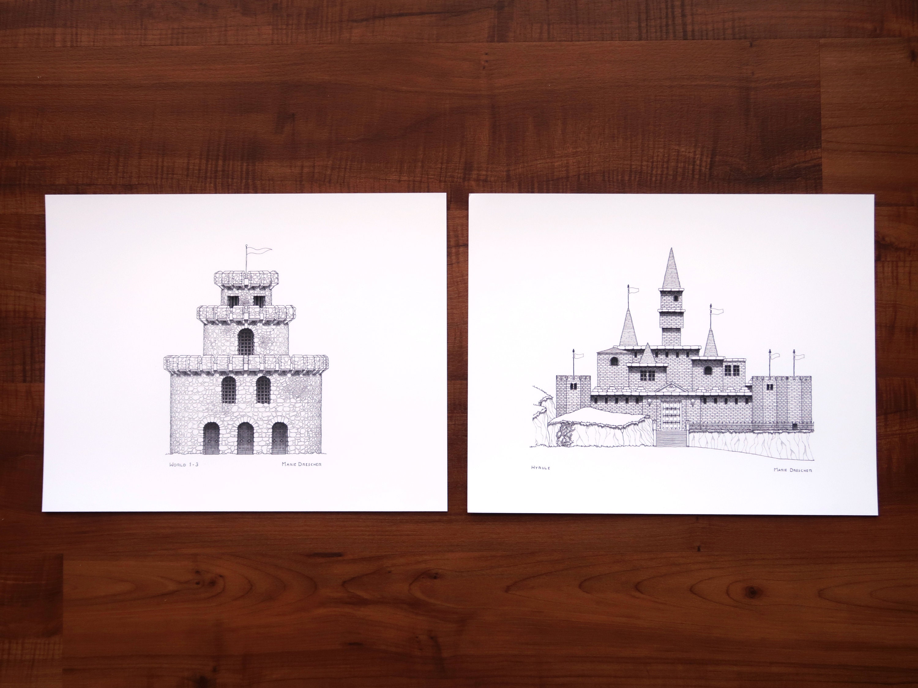 Super Mario Castle. Art Print. - Etsy Australia