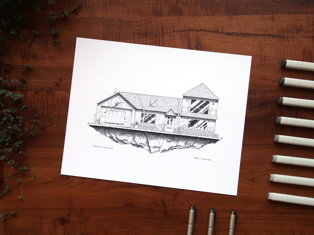 Inter Dimensional Home. Art Print. - Etsy