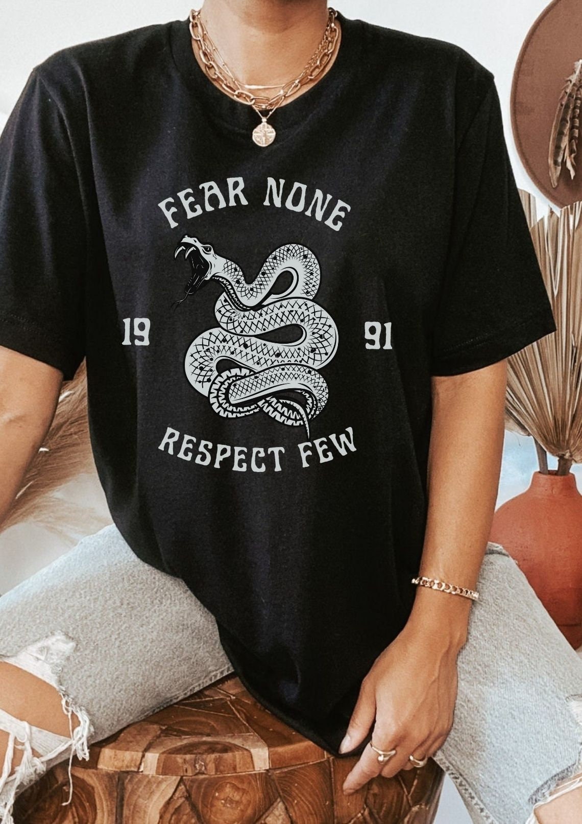 Snake Shirt Vintage Style Retro Shirt Oversize Graphic Tee - Etsy