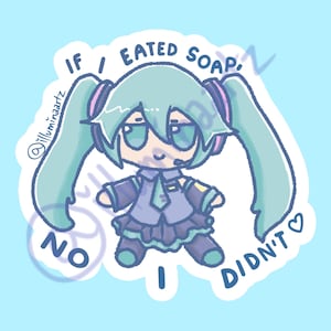 MIKU MEME STICKERS! (mystery Pull - Try Your Luck!!) - Etsy